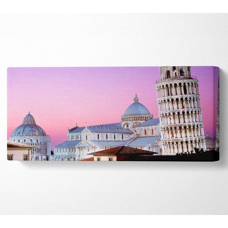 Ebern Designs Leaning Tower Of Pisa - Wrapped Canvas Art Prints ...