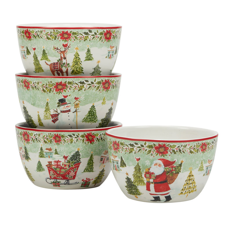 Certified International Joy of Christmas 16pc Dinnerware Set | Wayfair