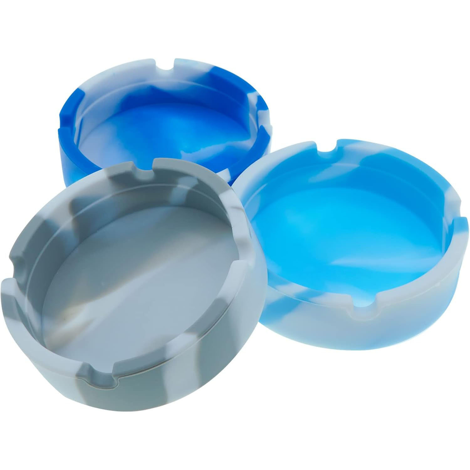 AMIBZ Silicone Ash Tray Sets For Weed 3Pcs Cool Outdoor Ashtrays For ...
