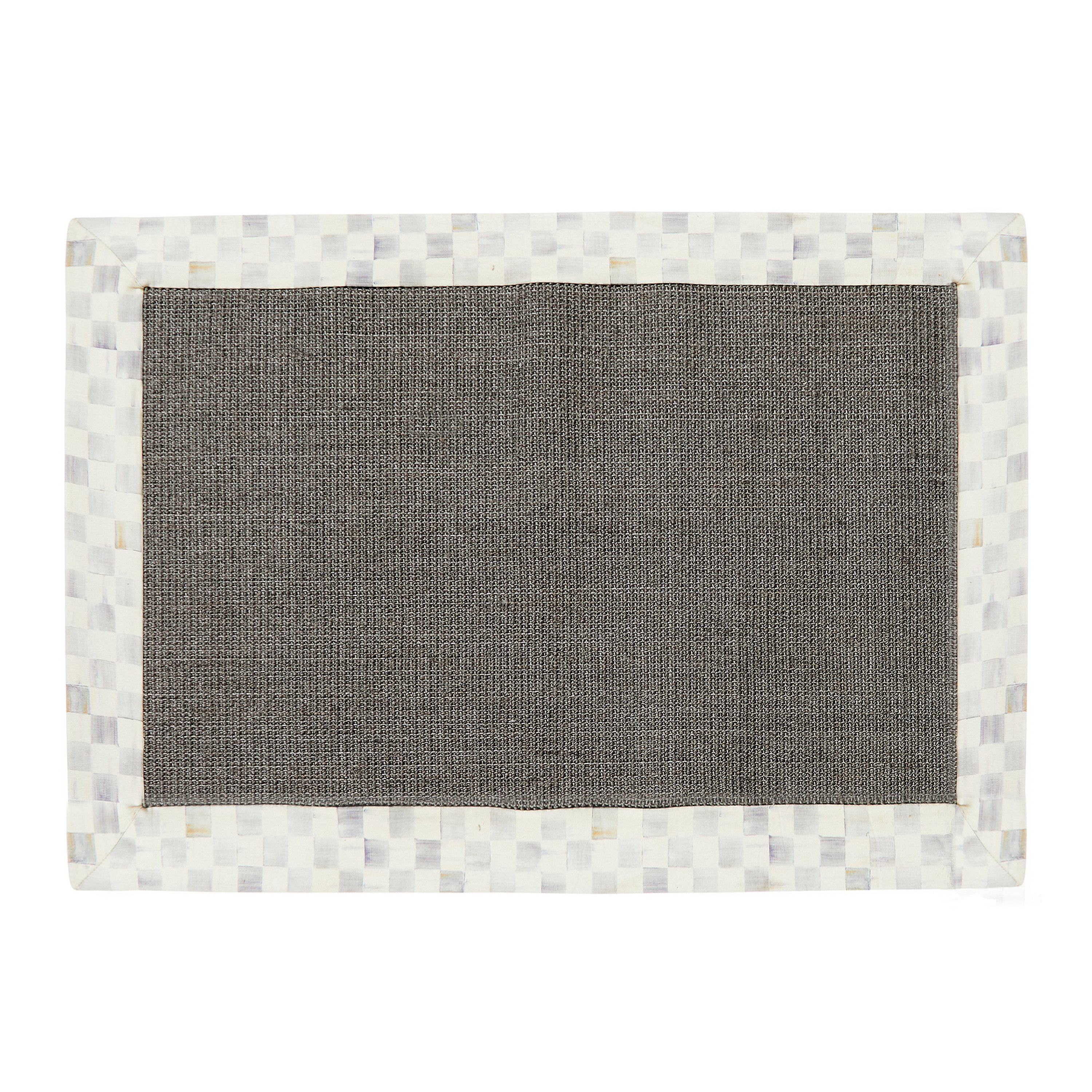 MacKenzie-Childs Sterling Check Sisal Rug | Wayfair