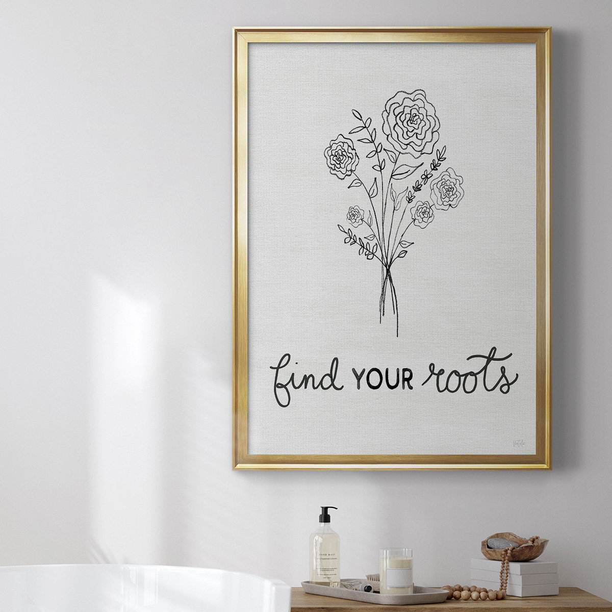 Trinx Find Your Roots Sketch by - Textual Art on - Wayfair Canada