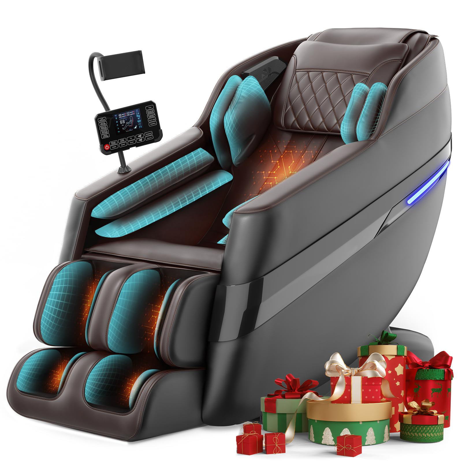 Inbox Zero AI Voice Control Zero Gravity Massage Chair 3D SL-Track Body ...