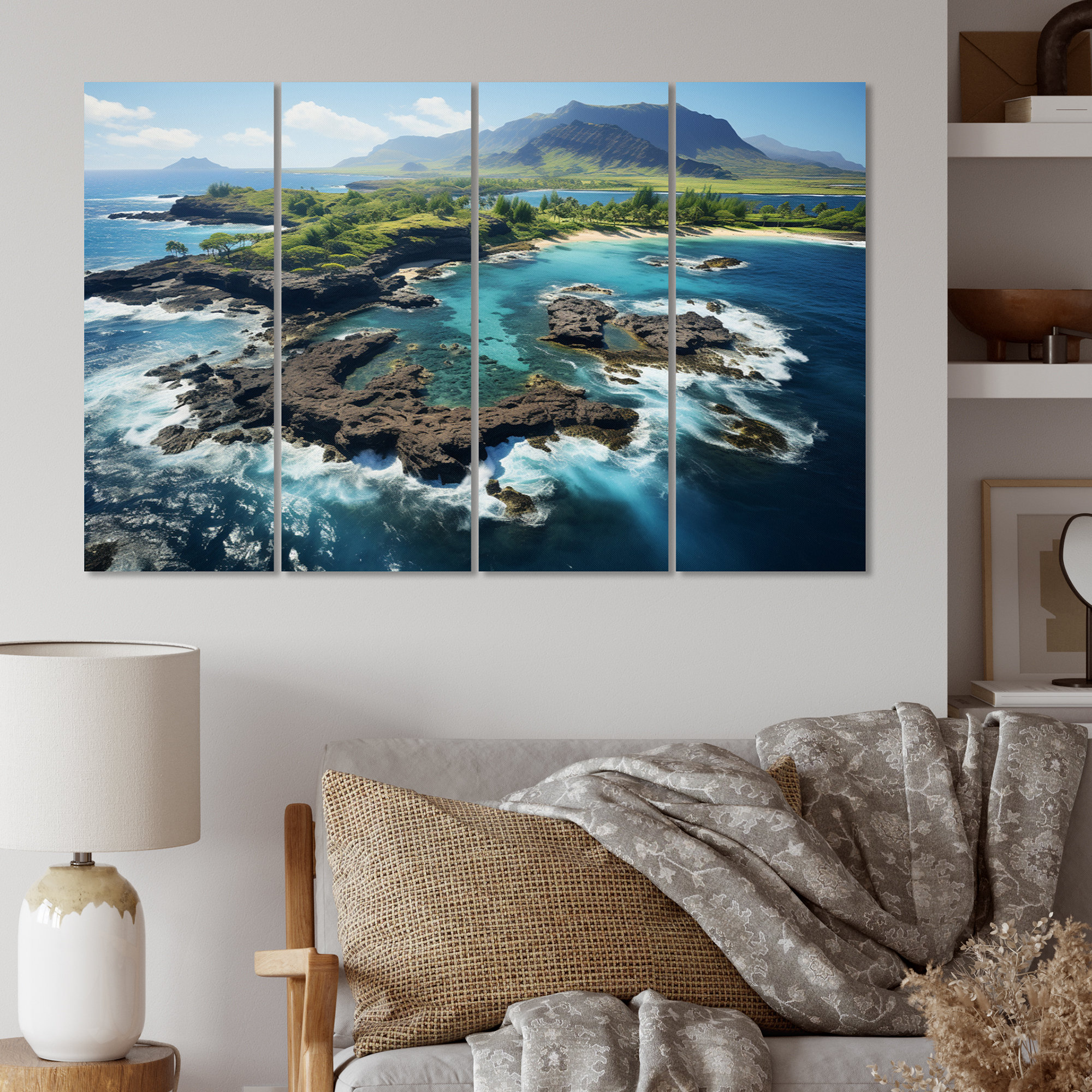 Design Art Hawaii Tropical Escape I - Hawaii Metal Wall Art Set | Wayfair