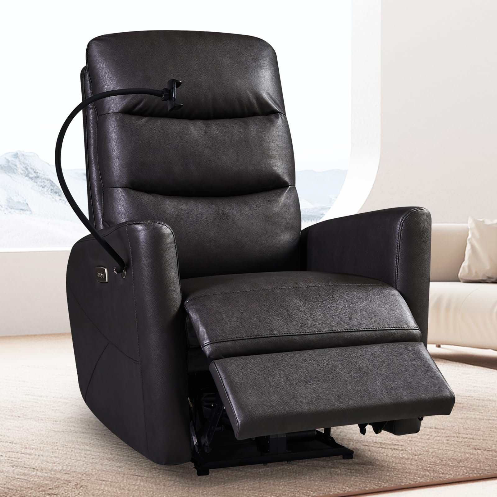 Ebern Designs Power Recliner Chairs, Electric Leather Recliner Chair ...