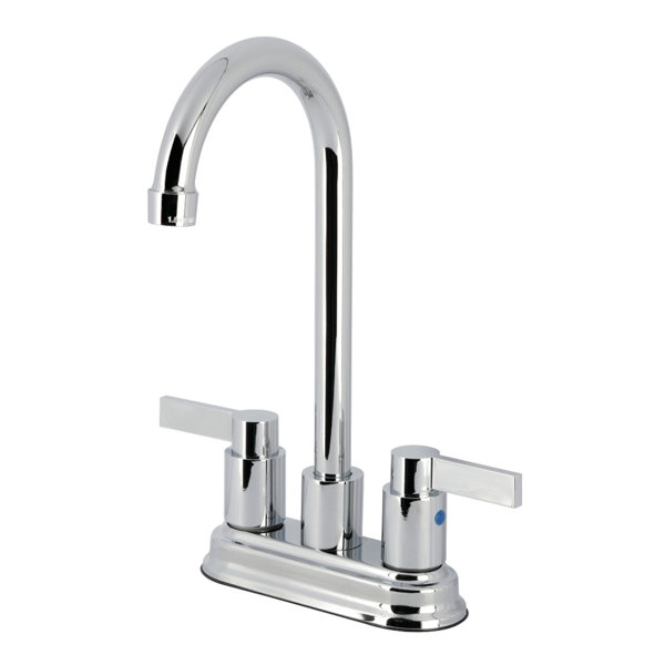 Kingston Brass Nuvofusion Two-Handle 2-Hole Deck Mount Bar Faucet | Wayfair
