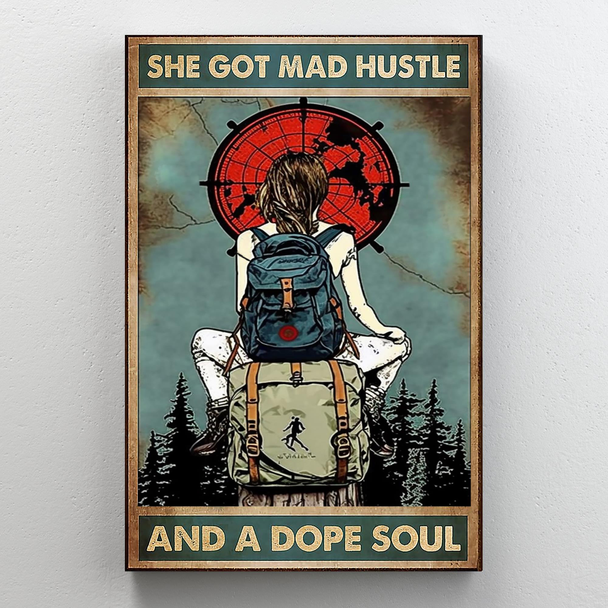 Trinx Eliel Hiking And A Dope Soul On Canvas Graphic Art | Wayfair