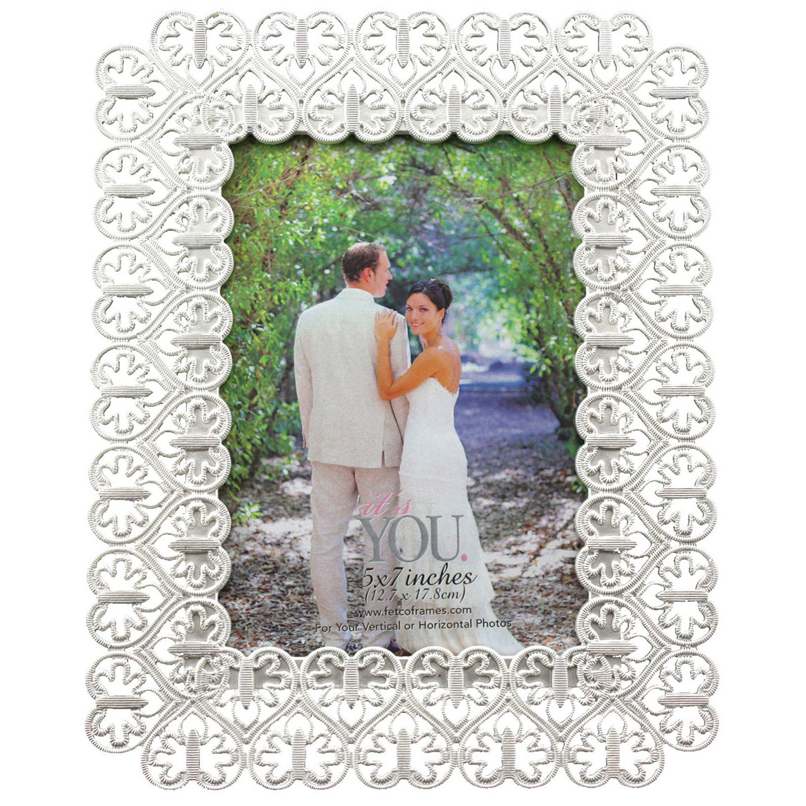 Fetco Home Decor Romance Payson Double Hearts Photo Frame | Wayfair
