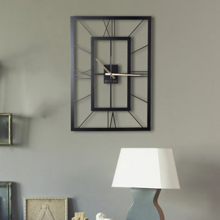 Rectangular Wall Clocks You'll Love | Wayfair