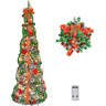 The Holiday Aisle® 6ft Pre-lit Pop-up Artificial Christmas Tree With ...