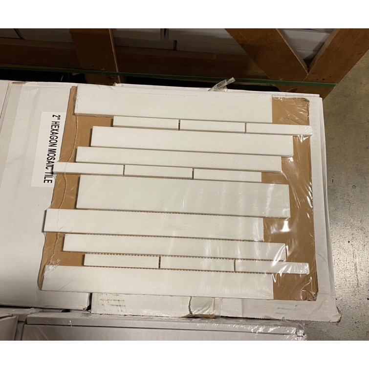 Stone & Tile Shoppe, Inc. Marble Linear Mosaic Wall & Floor Tile | Wayfair