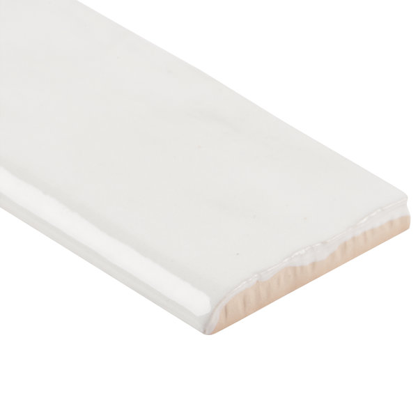 Bond Tile Karma 3" x 8" Ceramic Bullnose Tile Trim & Reviews | Wayfair