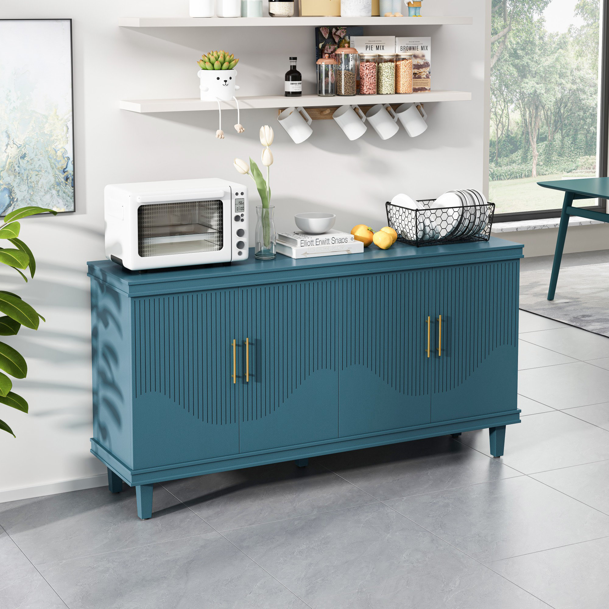 George Oliver Multi-scene storage cabinet | Wayfair