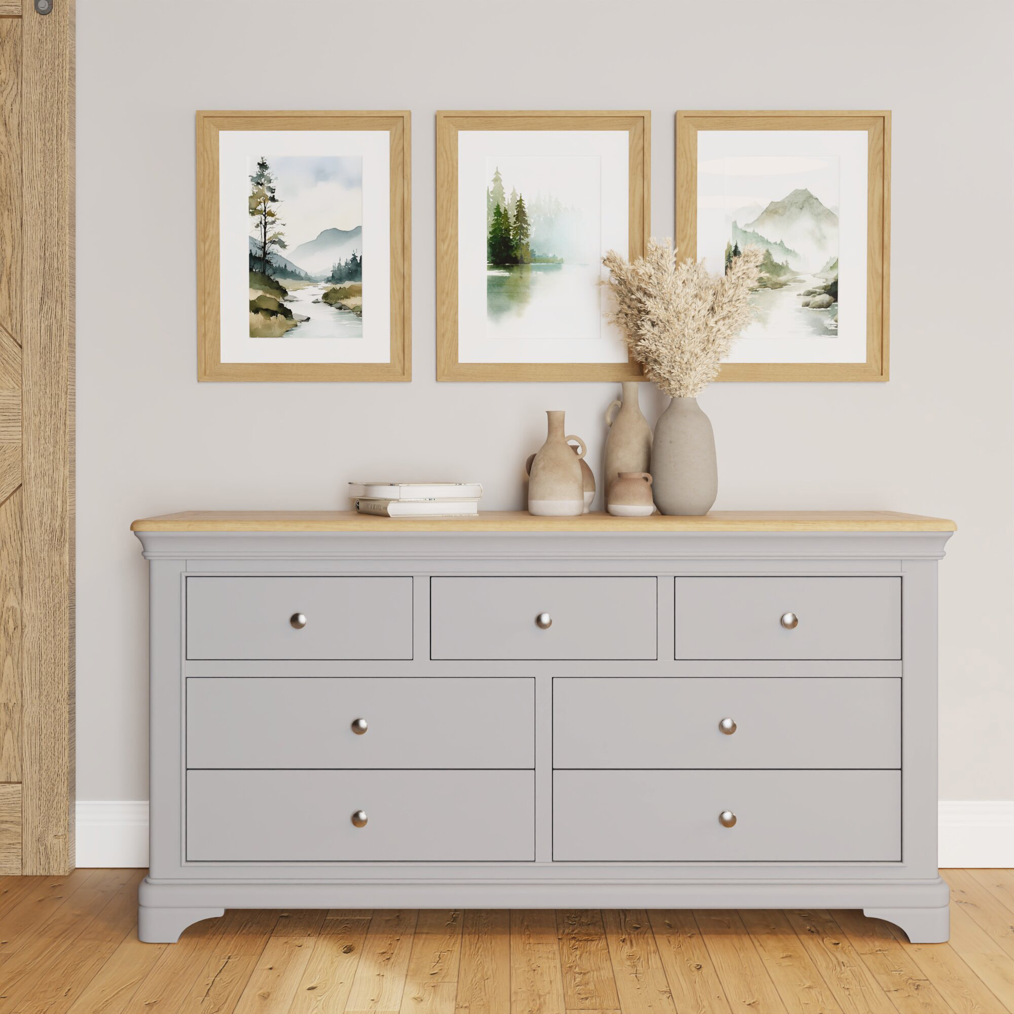 Ophelia & Co. Joulon 7 Drawer Wide Chest of Drawers. 4 + 3 ...