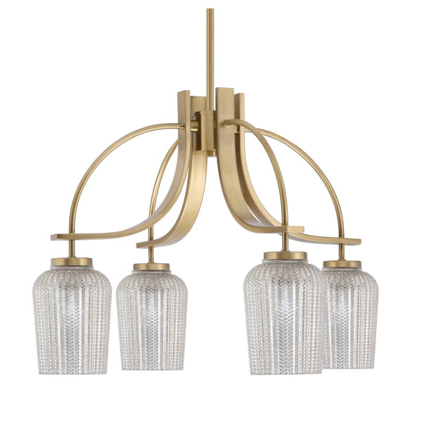 George Oliver Roemer Steel Dimmable Chandelier - Wayfair Canada