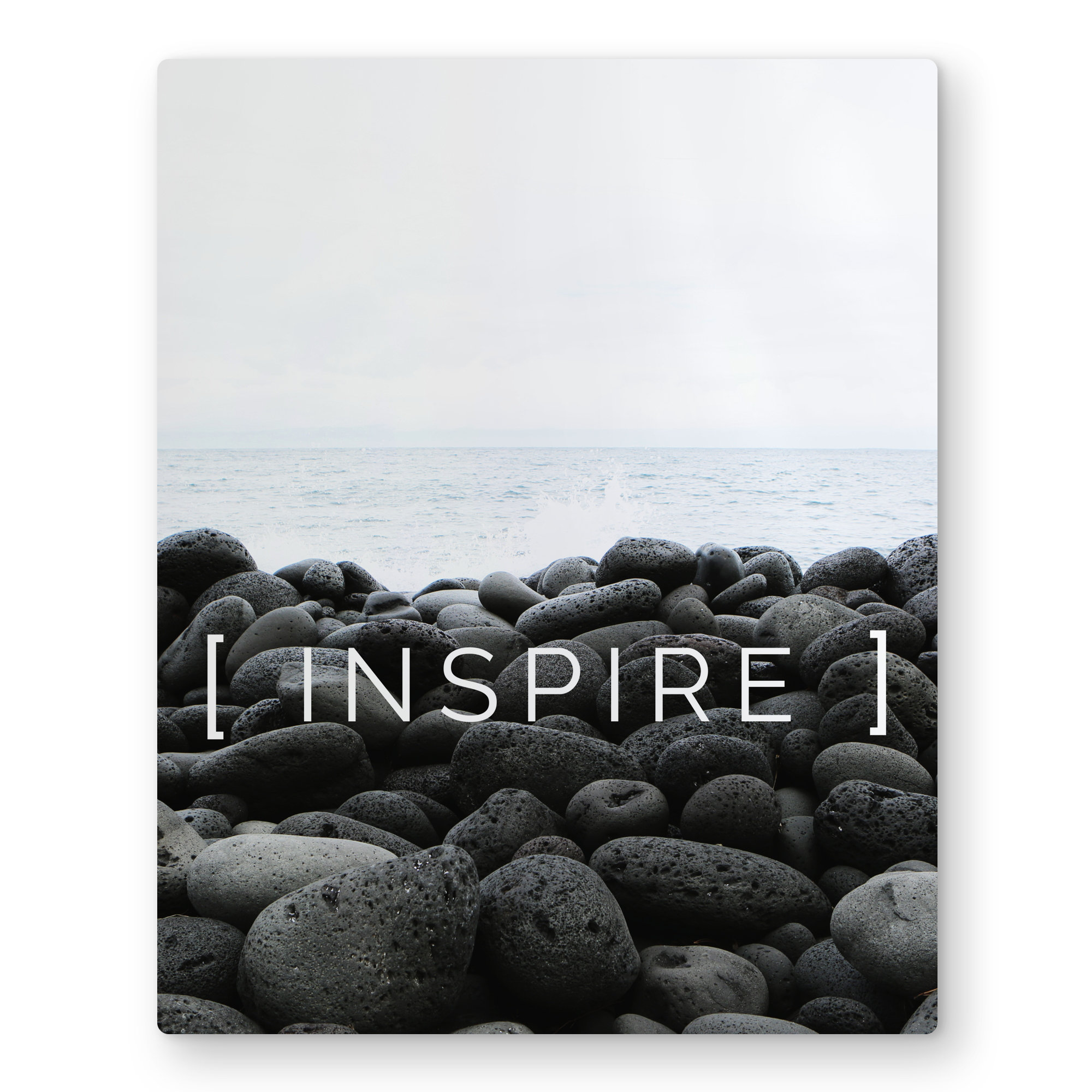 Begin Edition International Inc. Inspire - Blue Metal Print for ...
