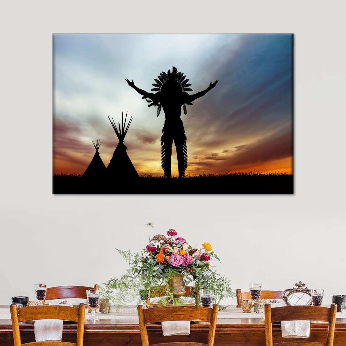 Ebern Designs Chief Native American On Canvas Print - Wayfair Canada