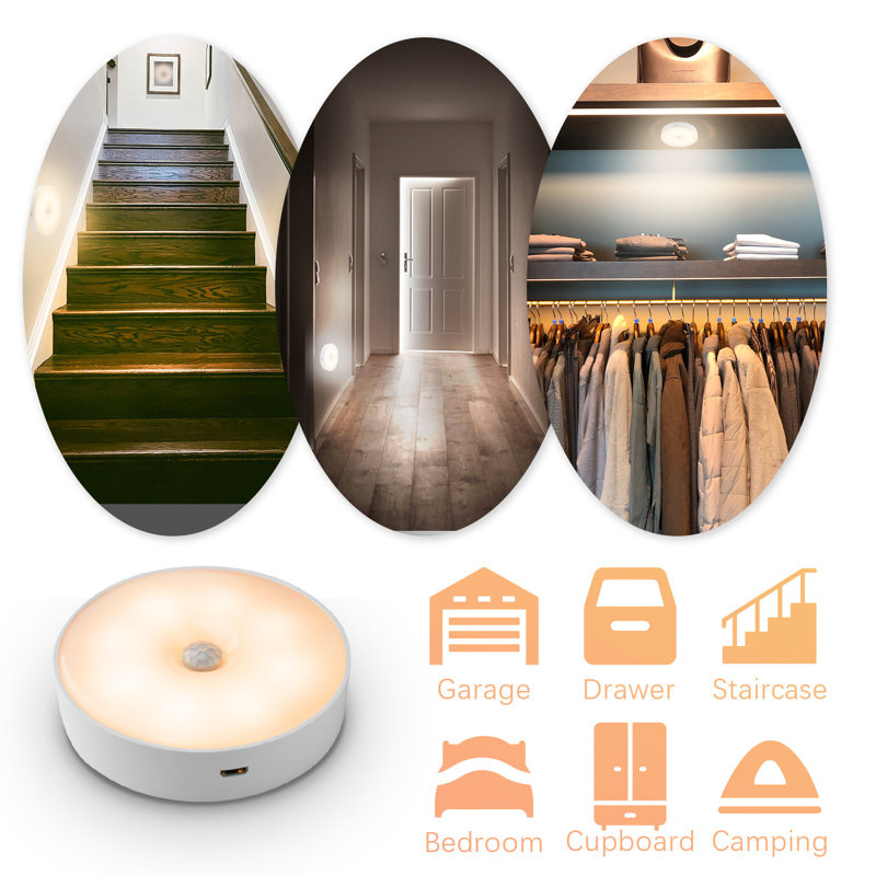 Liwarace Wireless Cabinet Wall Night Light | Wayfair