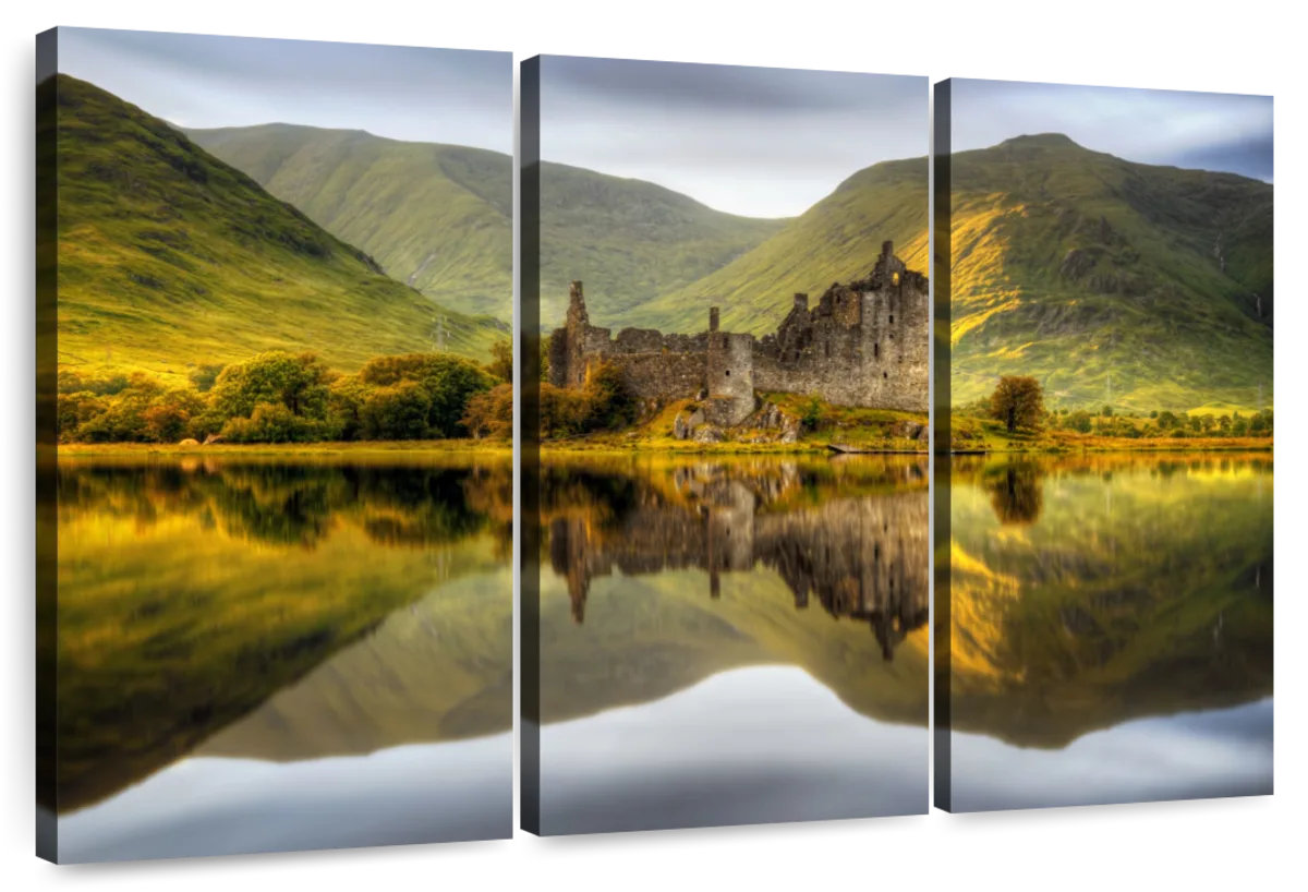 Ebern Designs Lilie Kilchurn Castle Loch Reflection | Wayfair