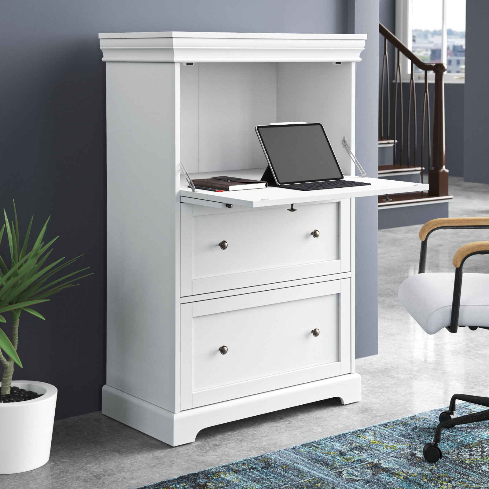 Lark Manor Ajane Secretary Desk & Reviews - Wayfair Canada