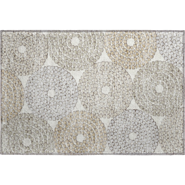 Addison Rugs Premium Machine Washable Mayfield Ivory Rug | Wayfair