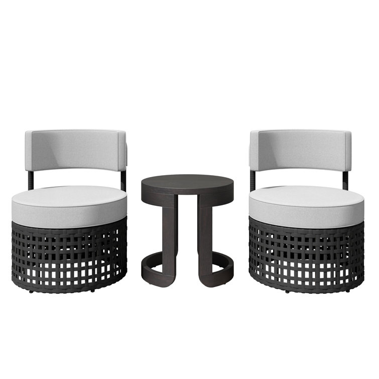 Cateline 2 - Person Seating Group with Cushions & Reviews | AllModern