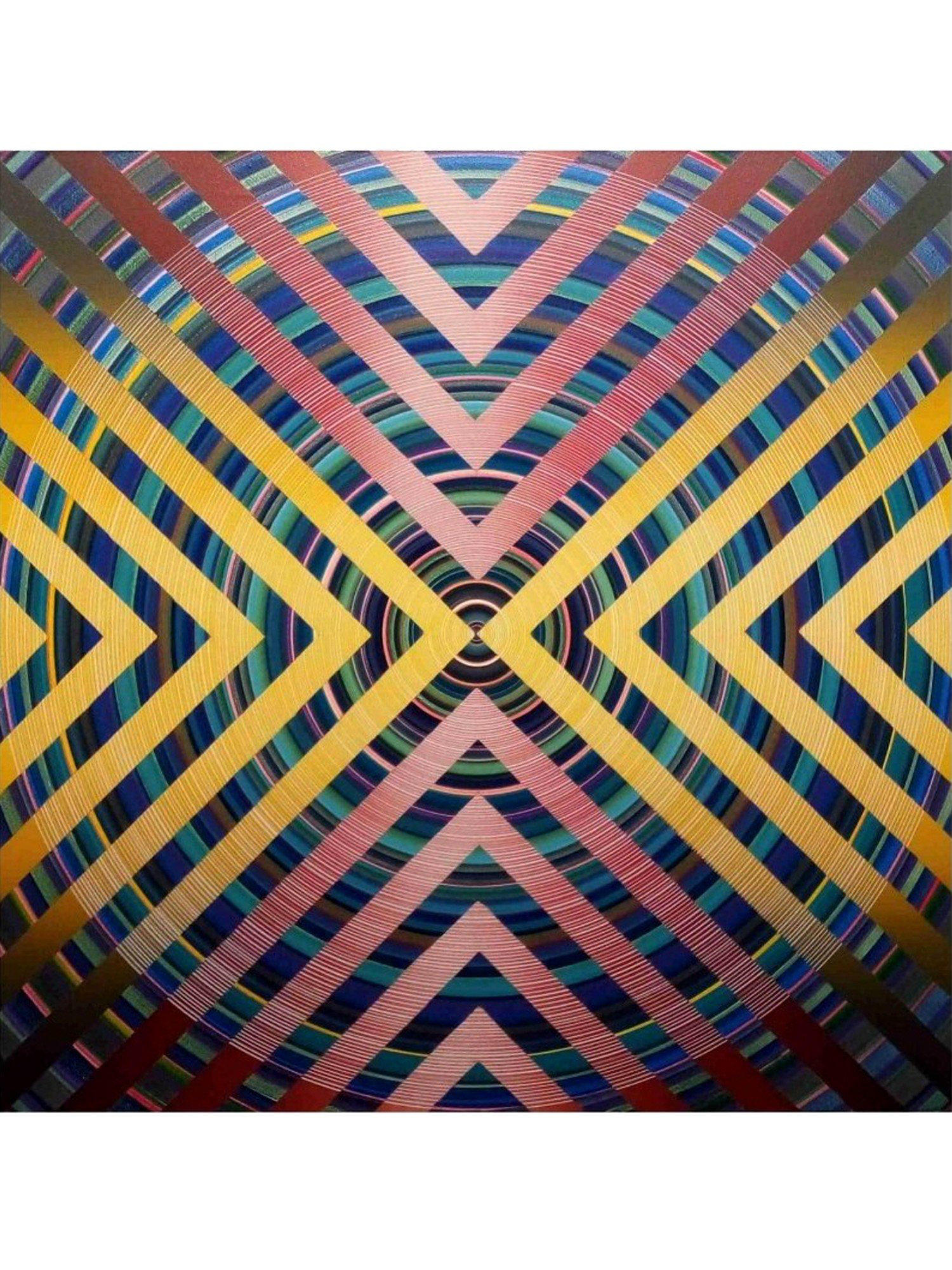 George Oliver Yellow & Red Filter | Acrylic On Canvas | Painting By ...