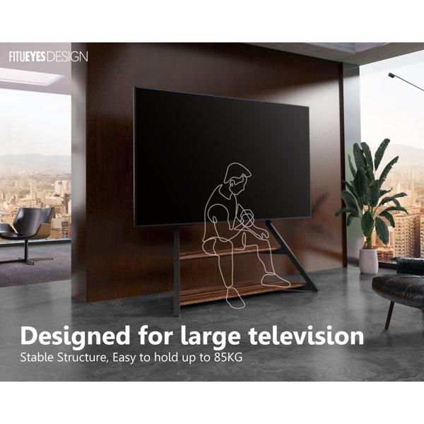 Trent Austin Design® Oliveira Floor TV Stand for 75-100 Inch for TVs up ...