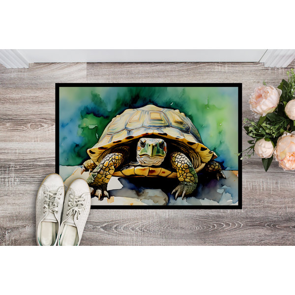 East Urban Home Luseane Non-Slip Outdoor Doormat | Wayfair