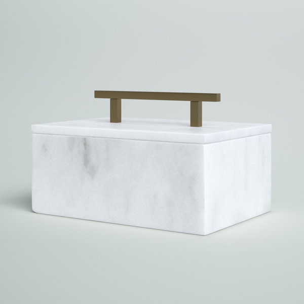 Mercer41 Palmerina Marble Decorative Box & Reviews | Wayfair