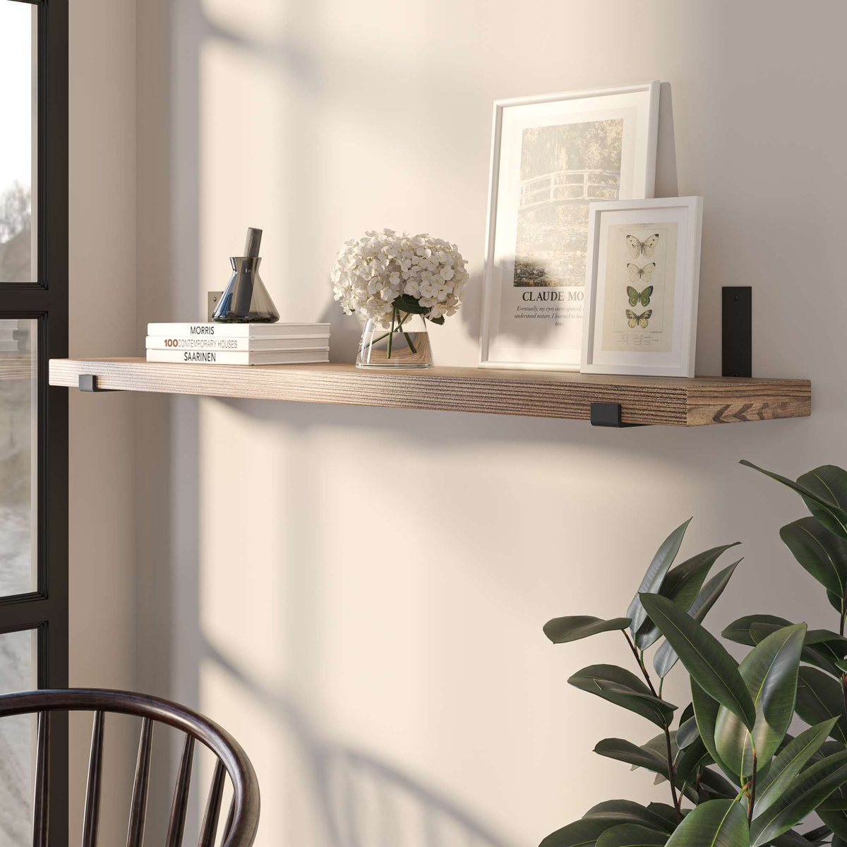 Ivy Bronx Floating Shelf, Book Shelves for Living Room, Shelving Units ...