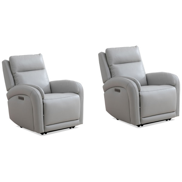 Latitude Run® 34" Upholstered Zero Gravity Power Recliner with ...