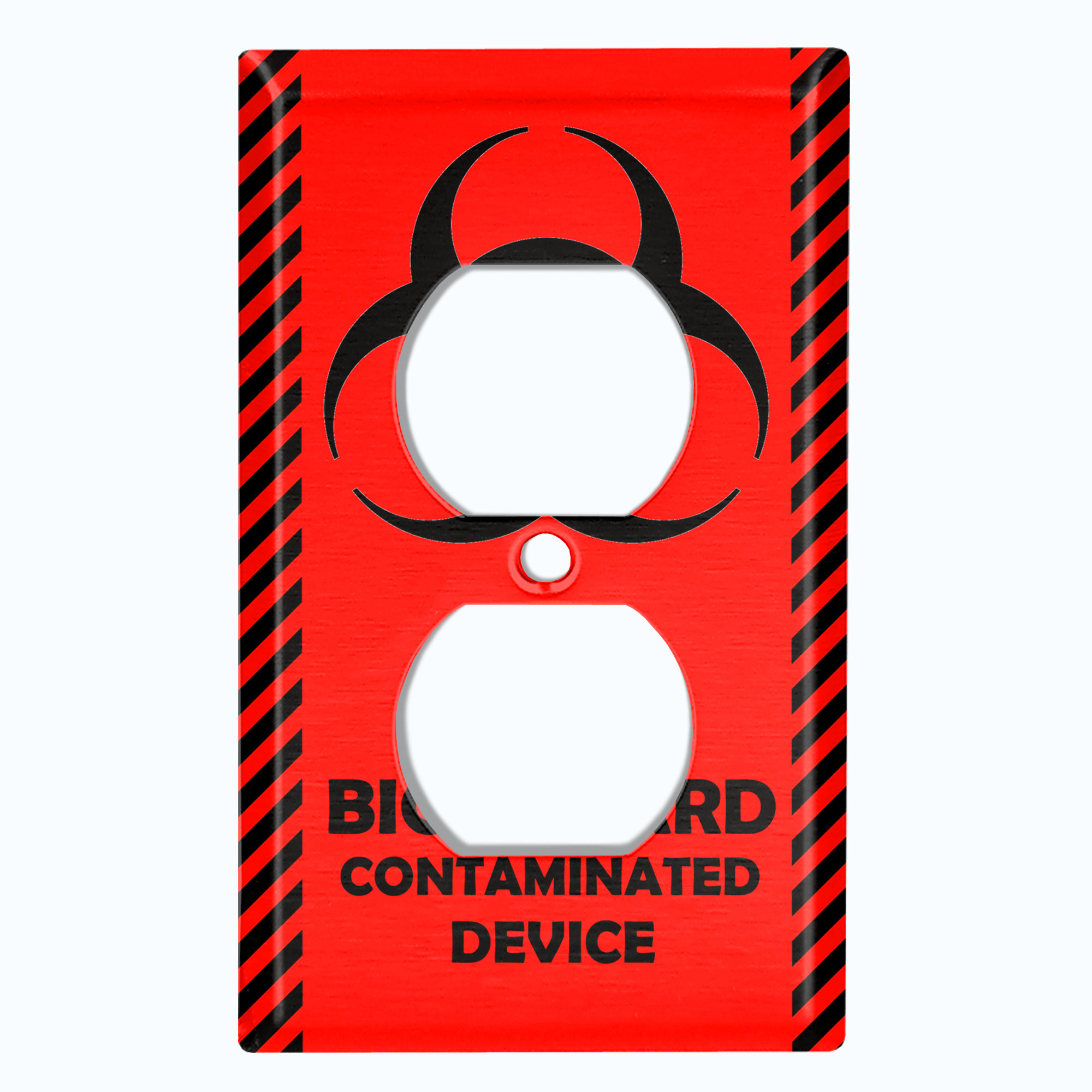 WorldAcc Red Bio Hazard Sign Contaminated Device 2-Gang Toggle Light ...