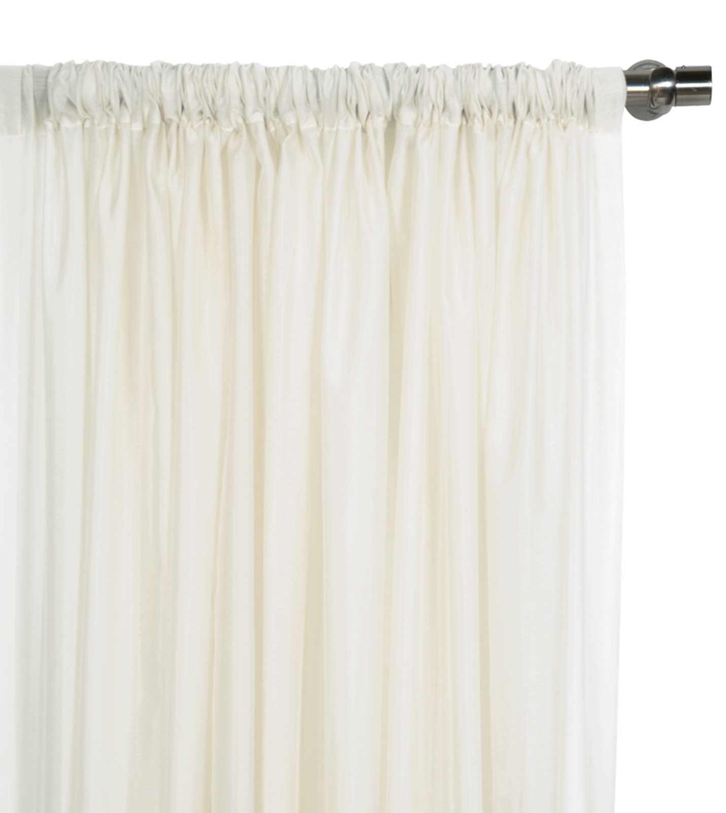 Eastern Accents Ambiance Trevira Sheer Solid Colour Sheer Rod Pocket ...