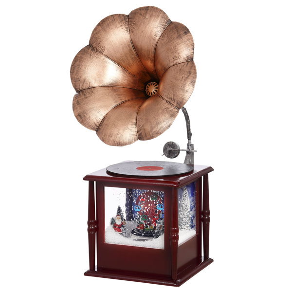 Mark Roberts Snowing Phonograph - 30 Inches | Perigold
