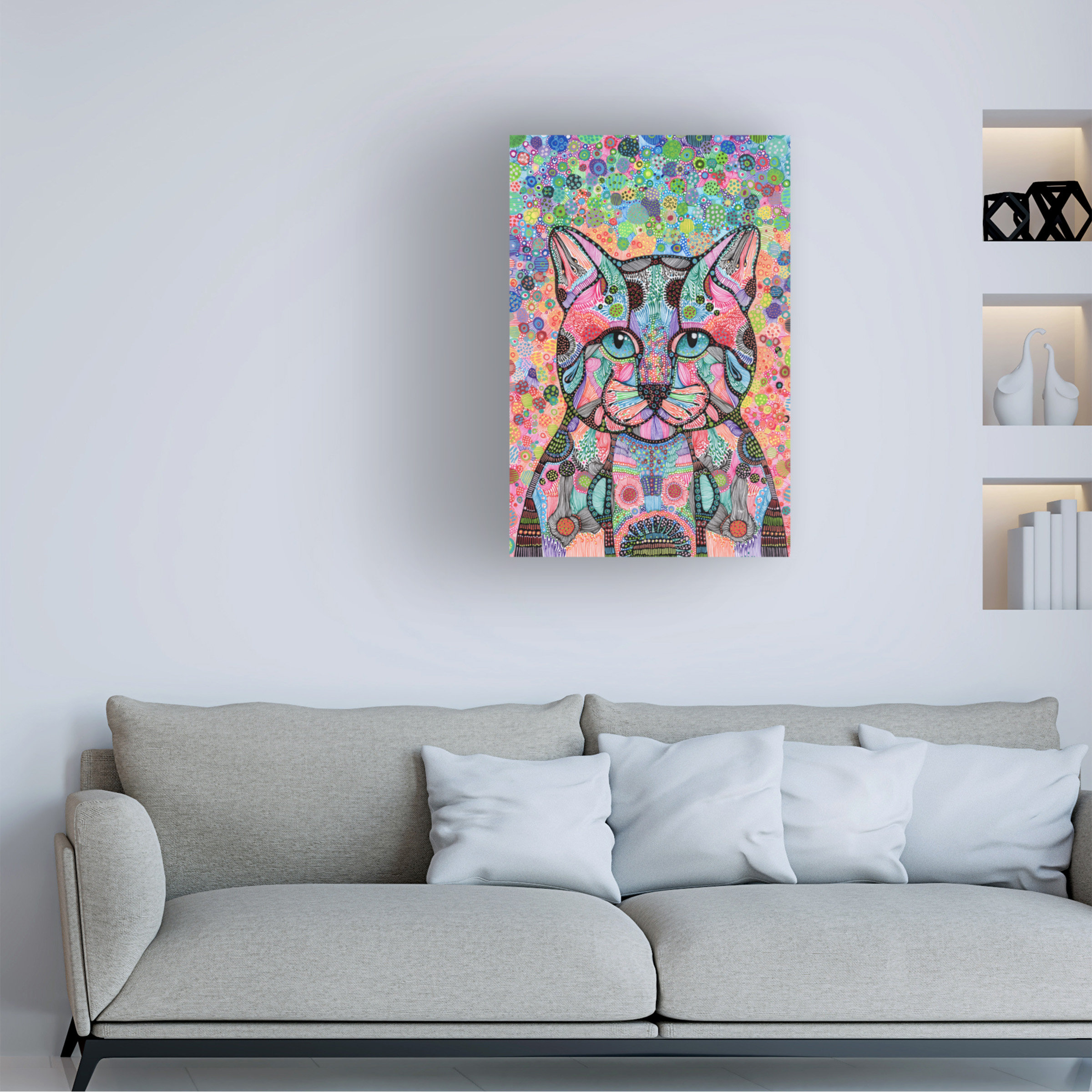 Dakota Fields Wrapped Canvas Wall Art - Noemi Ibarz 'Mr' Wall Art for ...
