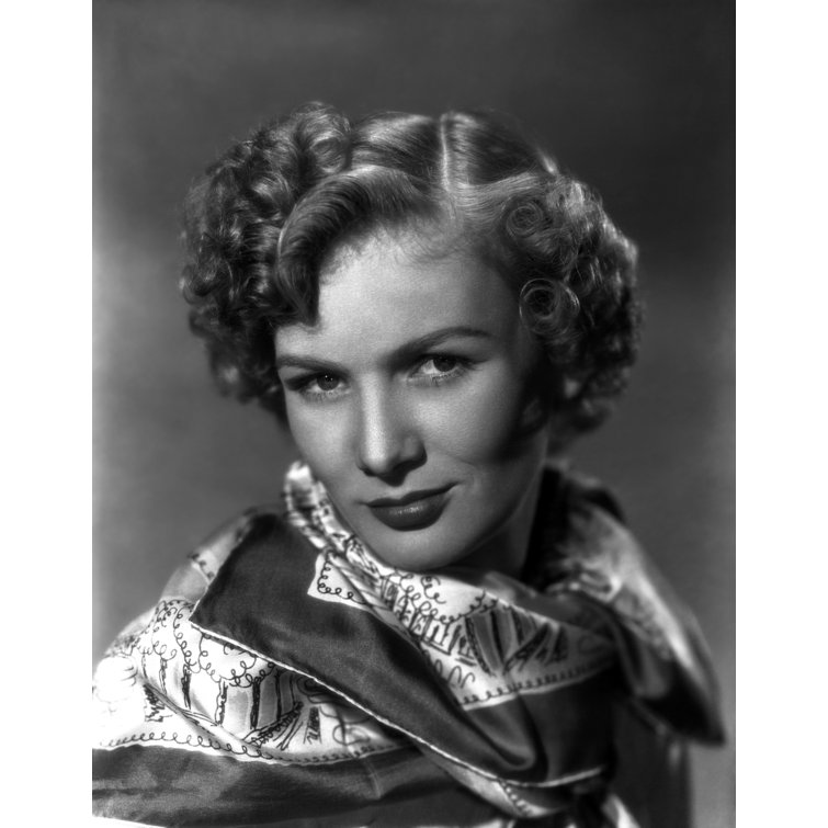 Globe Photos Entertainment Portrait of Smiling Veronica Lake - Unframed ...