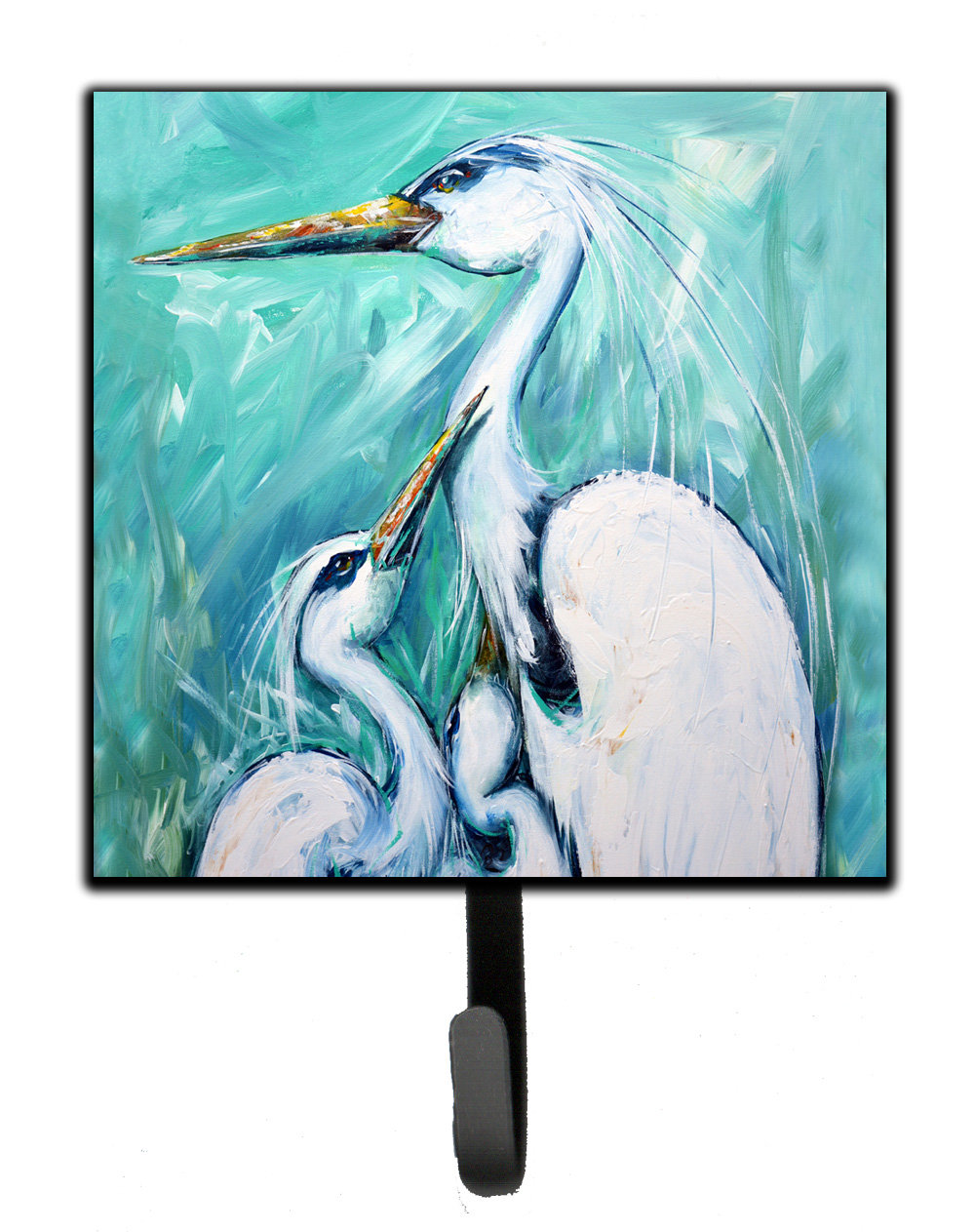 Bay Isle Home™ Charlack Mother's Love Egret Wall Key Organizer with Key ...
