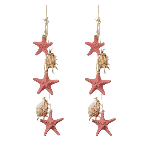 Rosecliff Heights Handmade Coastal Nautical & Beach Wall Decor on Shell ...