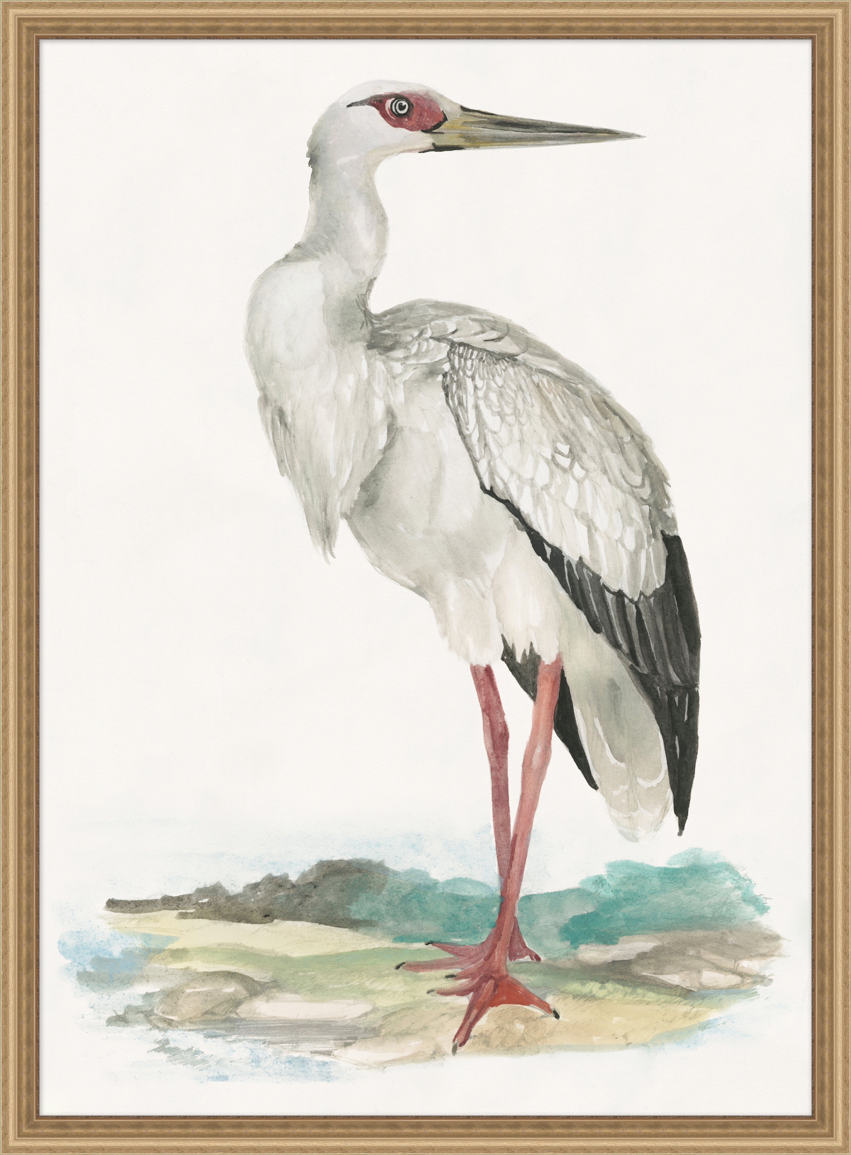 Wendover Art Group Waterbird 1 - Picture Frame Painting on Paper | Perigold