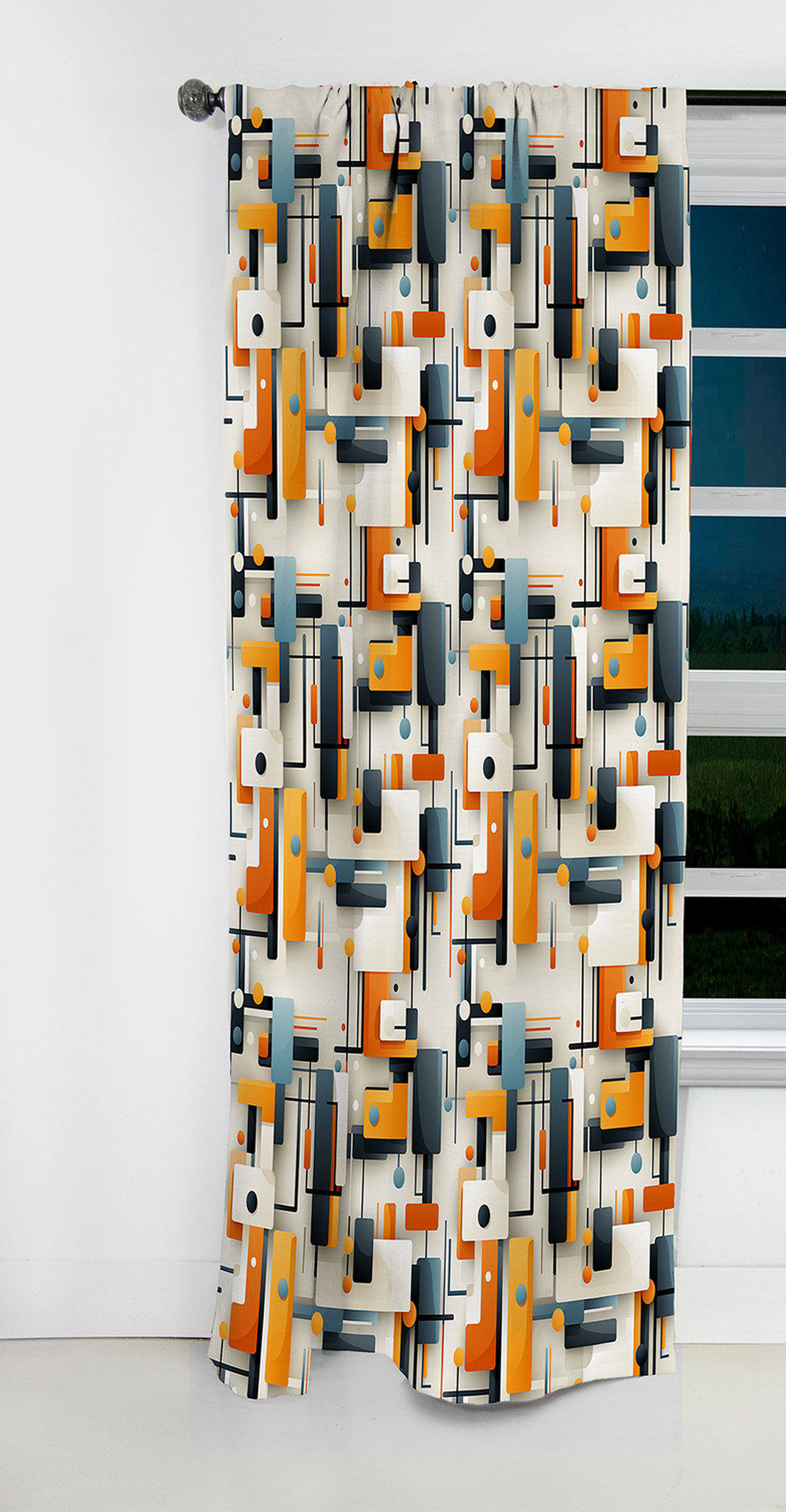 Design Art Grey Industrial Geometric Rectangle Mirage - Abstract ...