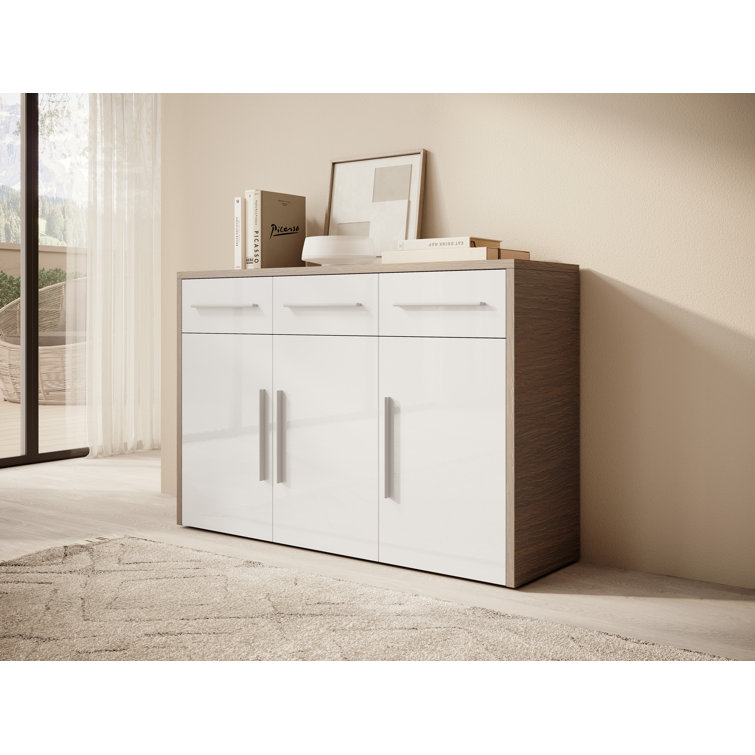 Latitude Run Fiarmont 3 Drawer 130Cm W Combi Chest | Wayfair.co.uk