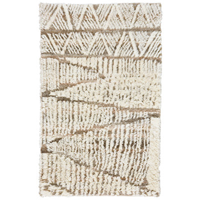 Handmade Wool Ivory Rug | Joss & Main