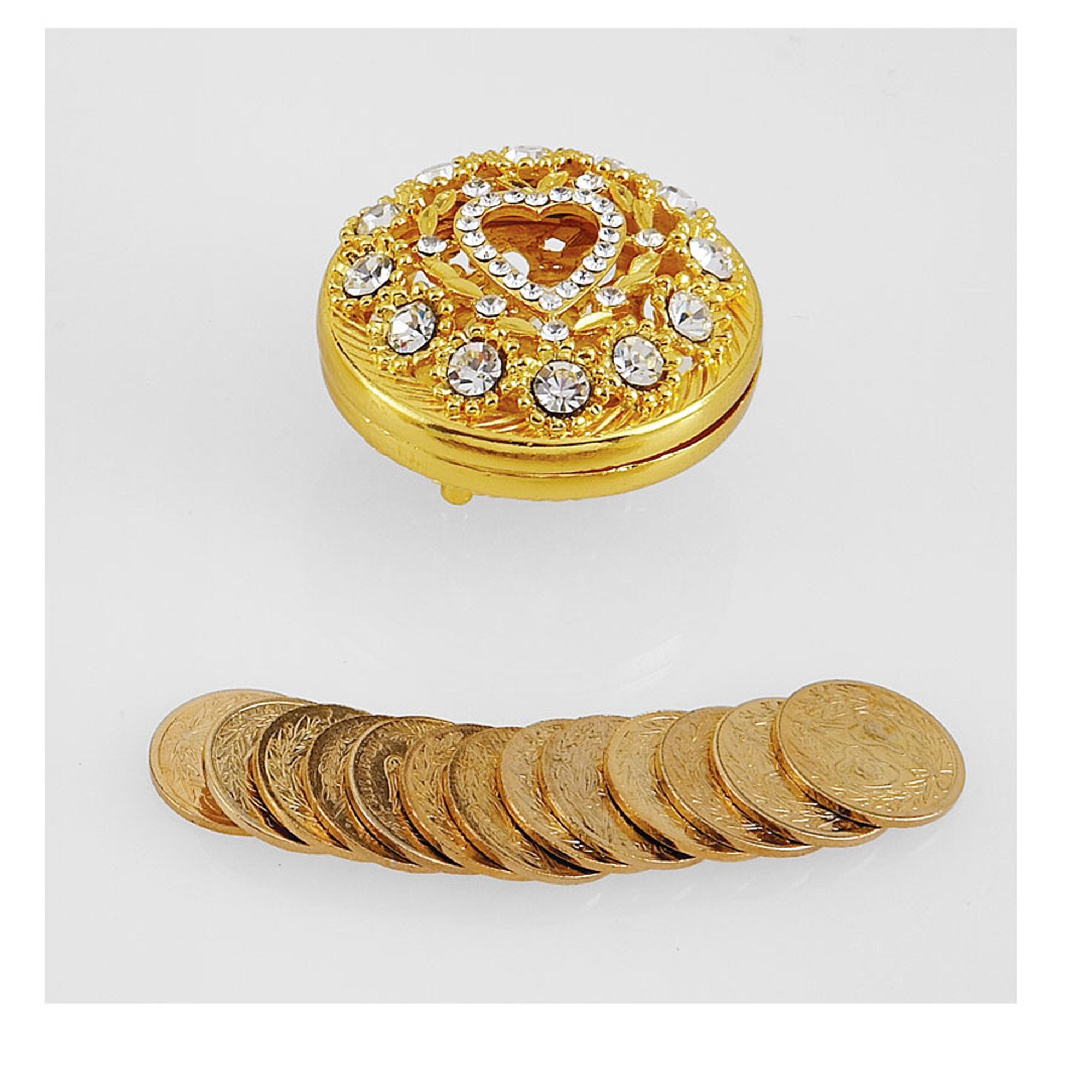 Bala Ceiling Fans Arras 2 Piece Rhinestone Round Box Set | Wayfair