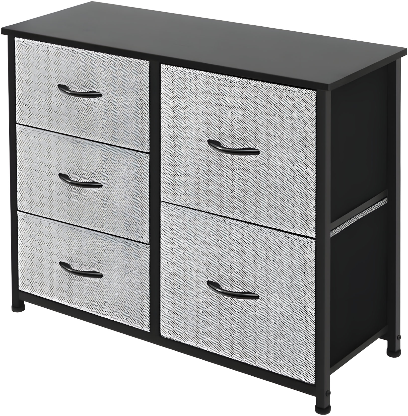 Hokku Designs Life Concept Fabric Dresser - 5 Removable Drawers, Sturdy ...