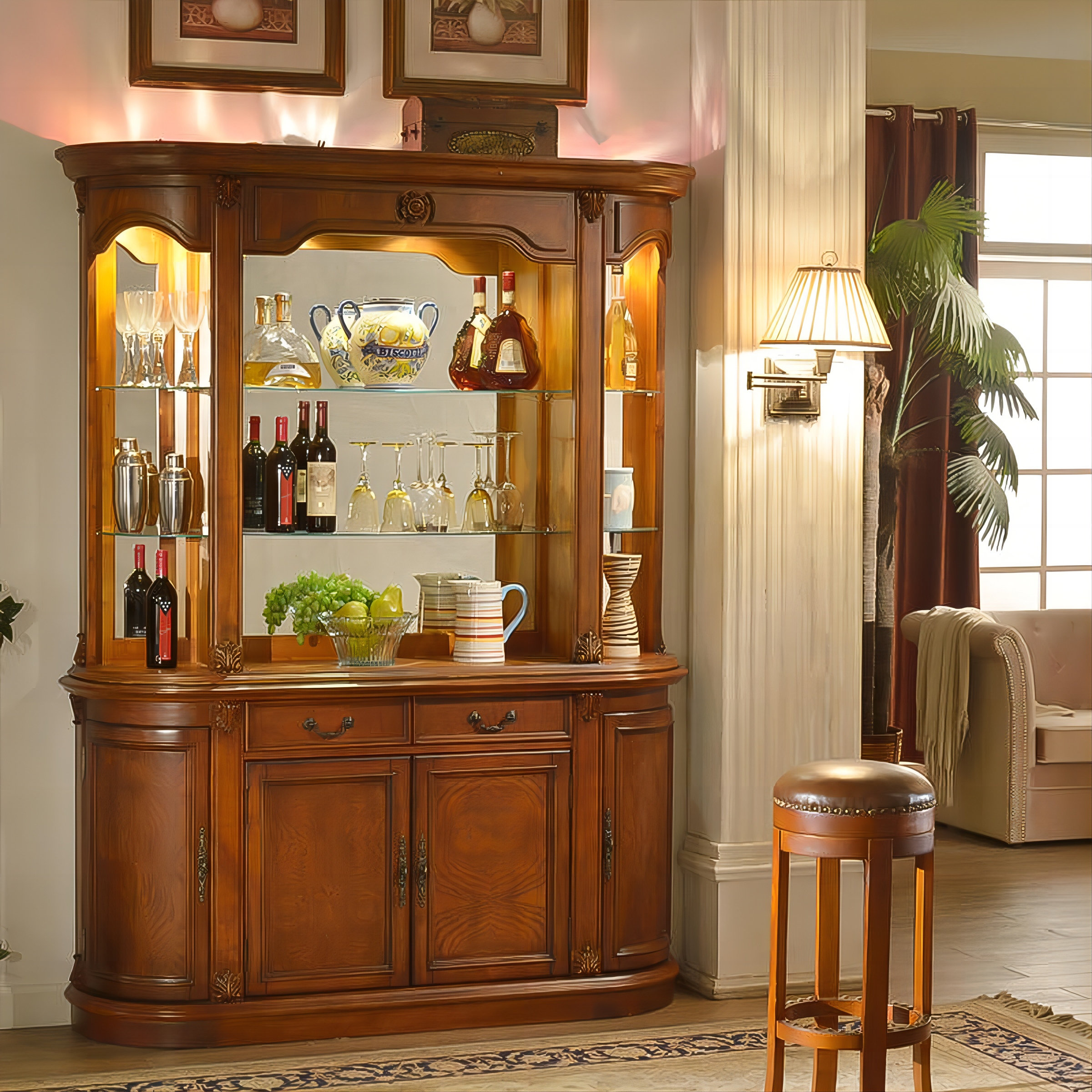 Recon Furniture Bar Cabinet - Wayfair Canada