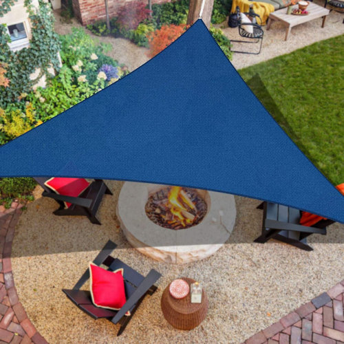 Triangle Shaped Shade Sails You'll Love | Wayfair