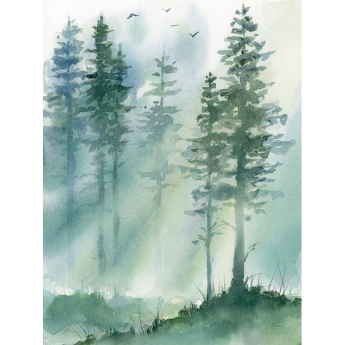 Millwood Pines Lito Forest Light On Canvas by Katrina Pete Print | Wayfair