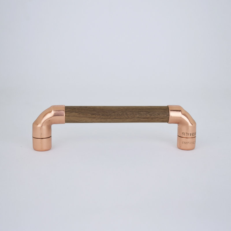 Proper Copper Design Copper Pull With Walnut | Wayfair.co.uk