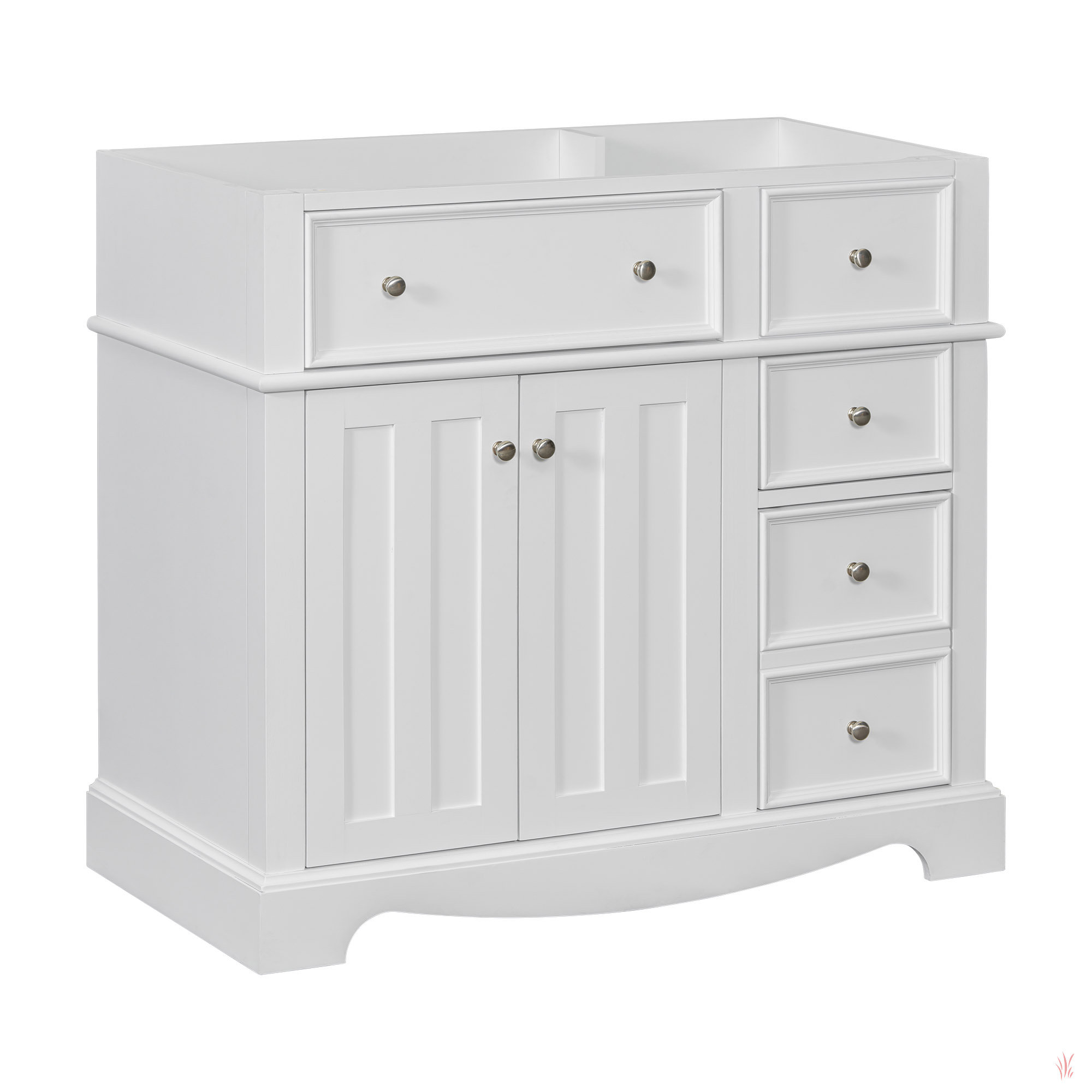 Winston Porter 36'' Bathroom Vanity Without Basin Sink, Solid Wood ...