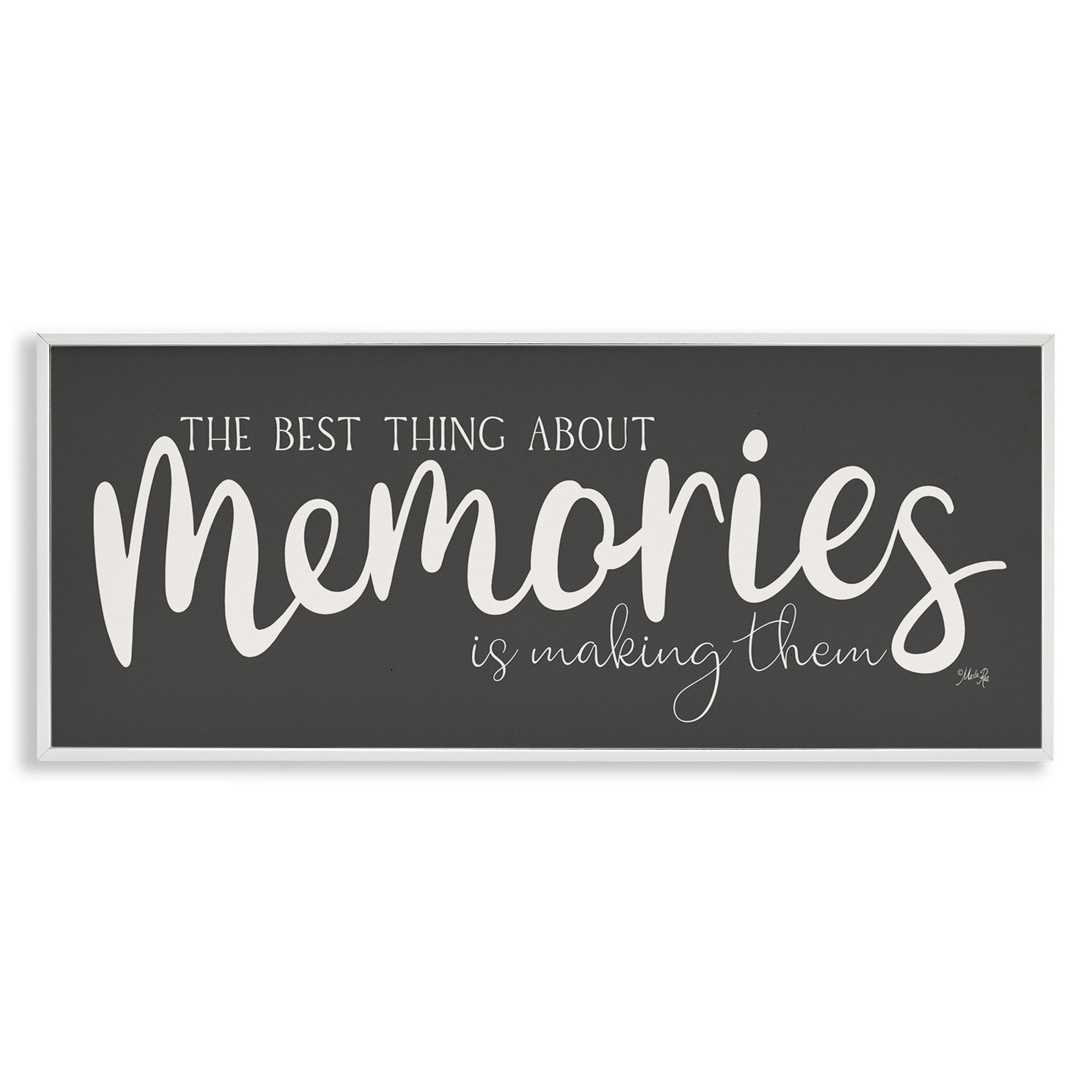 Stupell Industries Making Memories Sentiment Framed Giclee Art by Marla ...